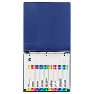 Avery 31-Tab Dividers for 3 Ring Binders, Customizable Table of Contents, Multicolor Tabs, 12 Sets (11129)