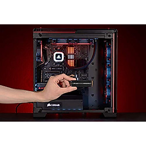 Corsair Force Series MP600 500GB Gen4 PCIe x4 NVMe M.2 SSD (Up to 4,950MB/s Sequential Read and 2,500MB/s Sequential Write Speeds, High-Density 3D TLC NAND, M.2 2280 Form Factor) Black