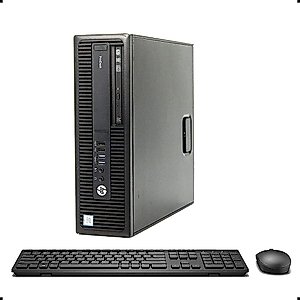 HP ProDesk 600 G2 SFF Desktop Computer Inter i5-6500 Up to 3.60GHz 32GB DDR4 RAM New 1TB SSD Built-in AX200 Wi-Fi 6 HDMI Dual Monitor Support Wireless Keyboard and Mouse Win10 Pro (Renewed)