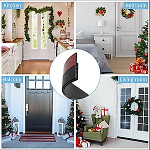 IN2CA Bottom of Door Draft Stopper - Weather Stripping Door Seal for Exterior & Interior Doors - Garage Window Blocker Noise Dust Insulation Draft Guard - Pack of 2 (White, 2" W x 39" L)