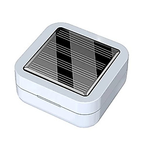 Wireless Earbuds with Solar Charger Case LED Digital Display Bluetooth 5.0 Headphones Waterproof Lightweight