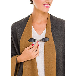 Clip Holder Buckle Clasp Pin for Poncho Cape Cardigan Wrap Shawl Accessories (PHC01-11)