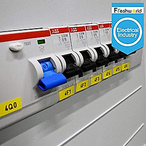 6-Pack Replacement for Dymo D1 Label Tapes Color Combo Set 45013 45016 45017 45018 45019 45021 D1 Refills,1/2 Inch (12mm) x 23 Ft(7m),for Dymo LabelManager PnP 160 210D 260P 280 360D 420P Label Maker