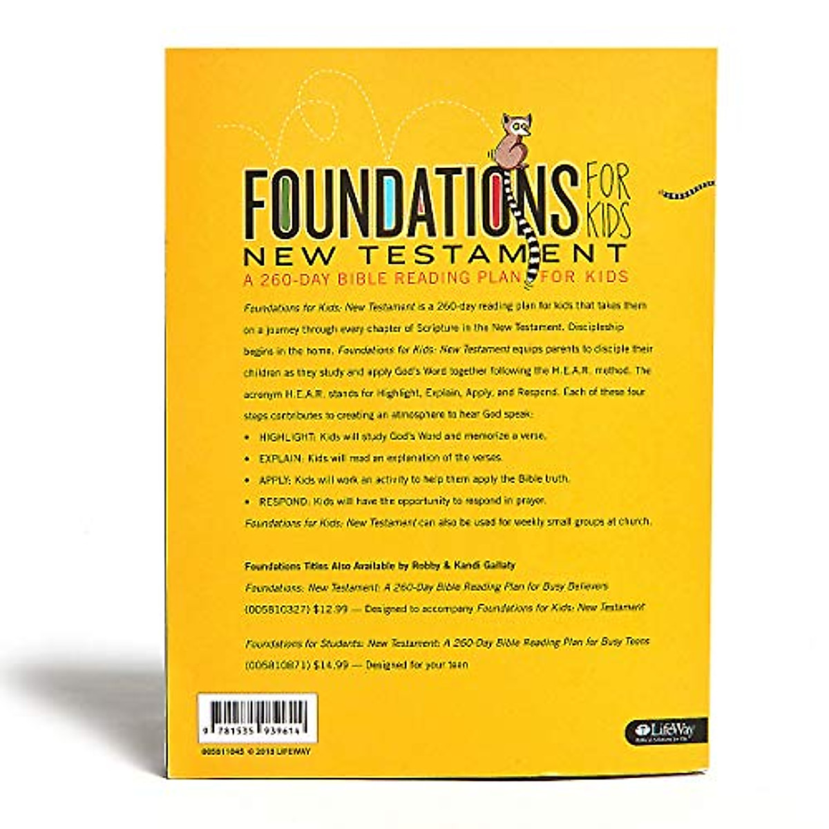 Foundations for Kids: New Testament: A 260-Day Reading Plan for Kids