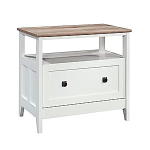 Sauder August Hill Lateral File, L: 19.53" x W: 32.28" x H: 29.25", Soft White Finish
