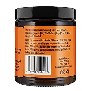 Sunny Isle Jamaican Black Castor Oil Root Repair Growth Butter 8oz | Restores & Revitalizes ALL Damaged Hair Types | Nutrient-Rich | Fights Dry, Itchy, Flaky Scalp