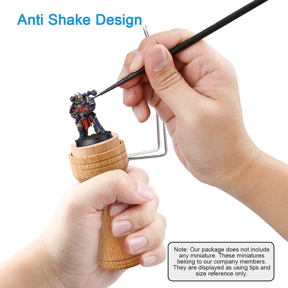 Jucoci Painting Handle for Miniautres Paint Handle Compatible with DND Miniatures, Scale Model, Fantasy Figurines