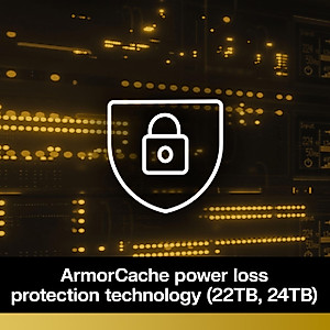 Western Digital 20TB WD Gold Enterprise Class SATA Internal Hard Drive HDD - 7200 RPM, SATA 6 Gb/s, 512 MB Cache, 3.5" - WD202KRYZ
