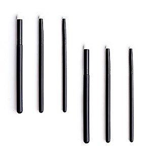 UNIMEIX Mini Blending Brushes for Card Making, Dry Brush Miniature Painting Background Blender Paint Brushes Small Detailed Paint Brushes (6 Pack)