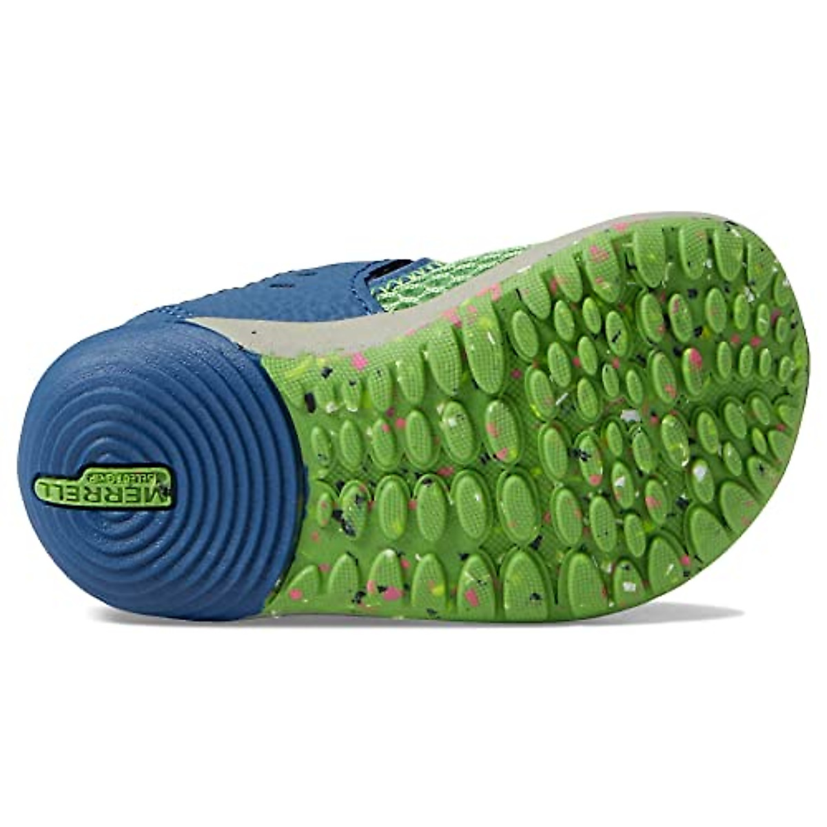 Merrell Unisex-Child Bare Steps H20 Water Shoe, Dark Blue/Green, 4 M US Unisex Little Kid