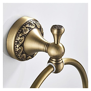 Towel Racks Bath Towel Holder,Hand Towel,European Antique Brass Towel,Retro Towel Rack,Hardware,Wall Mounted Hanging Rack for Toilet Kitchen