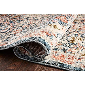 Loloi II Saban Navy/Rust 7'-10" x 10' Area Rug