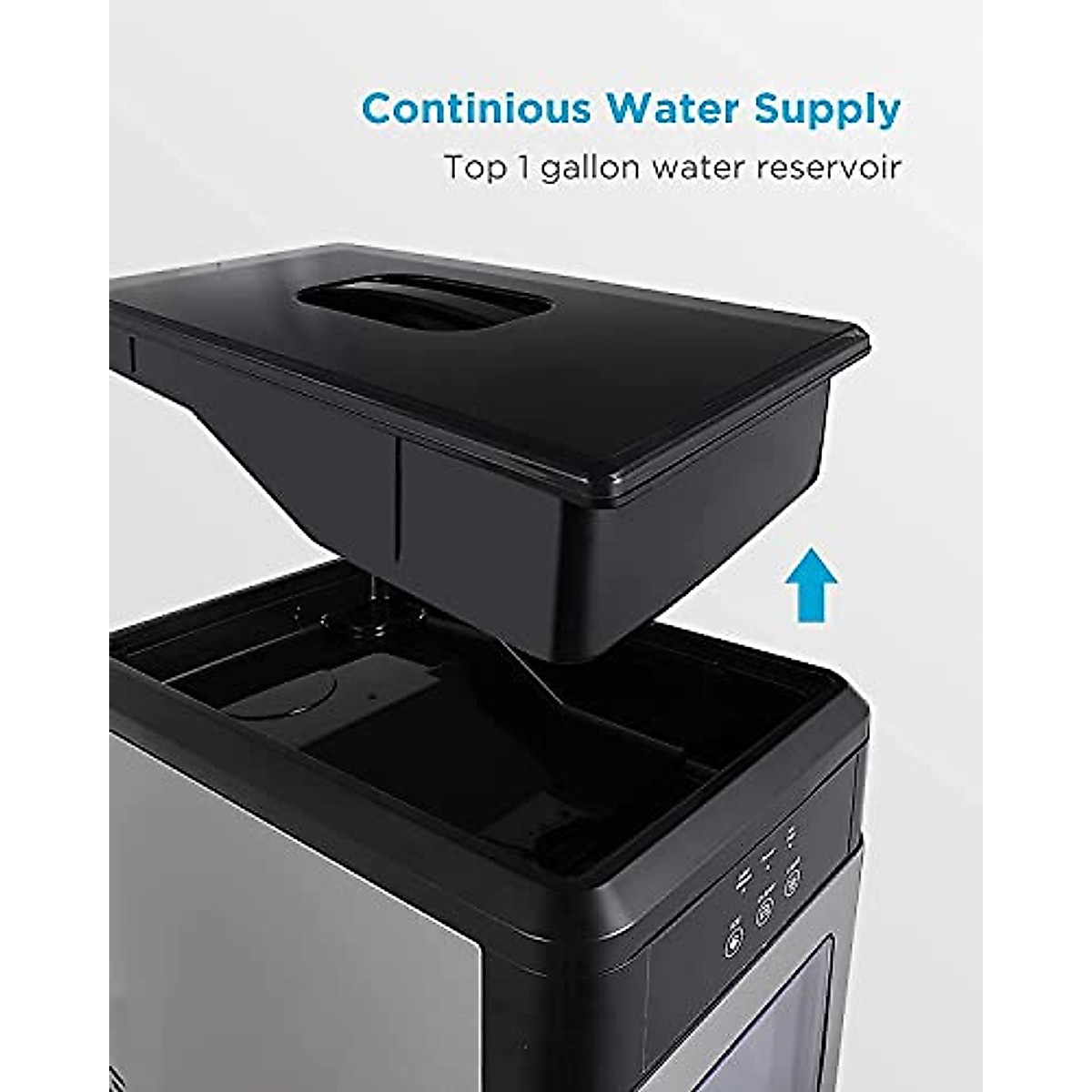 Northair Countertop Nugget Ice Maker 44lbs Per Day with a Ice Scoop