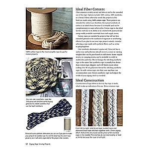Zigzag Rope Sewing Projects: 16 Home Accessories to Make with a Simple Stitch (Landauer) Learn the Craft of Sewing with Rope - Create Durable and Decorative Bags, Bowls, Baskets, Trivets, and More