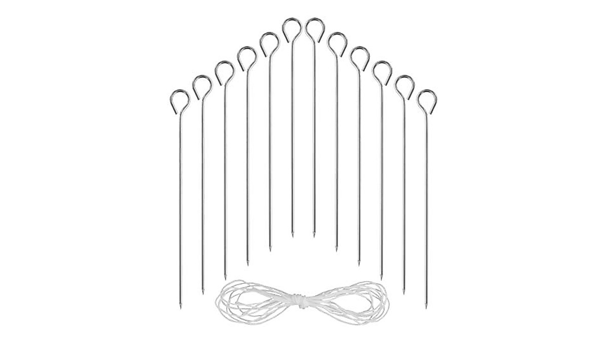 Ram-Pro Poultry Lacing Kit with Stainless Steel Skewers - Perfect for ...