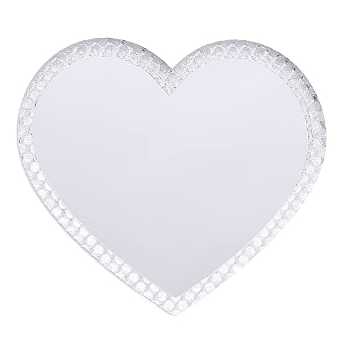 ONLYOU GRIPTOK Phone Grip Korean Grip Tok Simple Heart Flower Round Design Mirror Cute Phone Stand Drop Prevention Custom Women's (Heart)