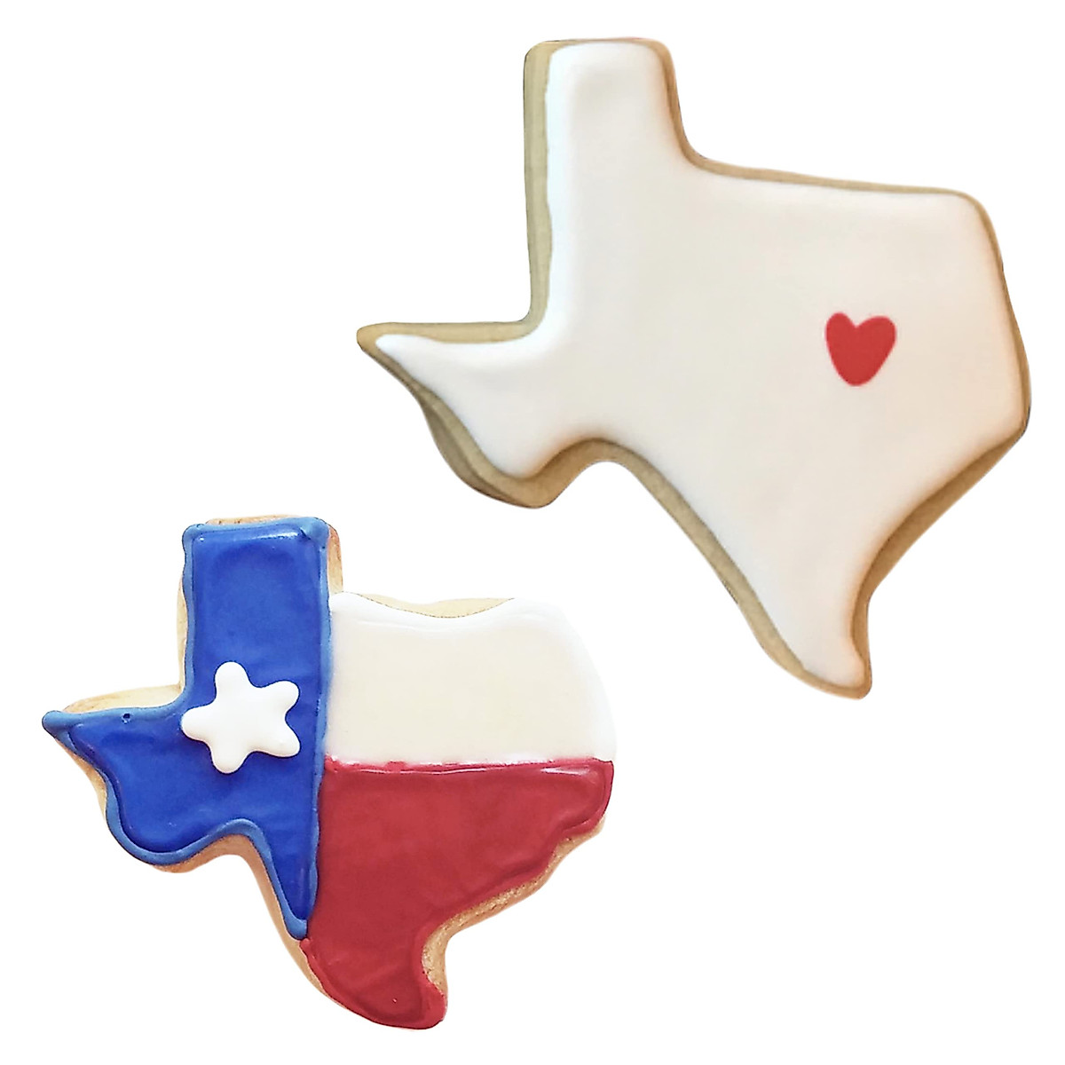 State of Texas Cookie Cutters 2-Pc. Set Made in the USA by Ann Clark, Large and Regular