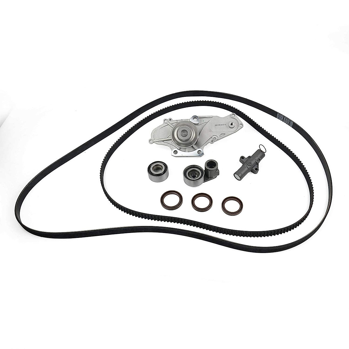 TKH002 Timing Belt Kit with Water Pump Kit Fits for Acura MDX RDX RL TL TSX ZDX Honda Accord Crosstour Pilot Odyssey Ridgeline 3.0 3.2 3.5 3.7L 2003-2017 Replace# TCKWP329 TKH-002