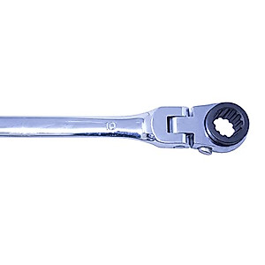 Mountain 8x10mm Double Box Universal Spline Reversible Ratcheting Wrench; 90 Tooth Design, Long, Flexible, Reversible; MTNRM810