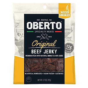 Oberto Specialty Meats Original Beef Jerky, 2.7 Ounce (Pack of 8)