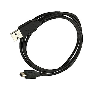 UPBRIGHT Mini USB 5V DC Charging Cable Compatible with Axess SPBT1031 SPBT1031-BL SPBT1031-BK SPBT1031-GY SPBT1031-YL SPBT1031-RD Hi Fi HiFi Bluetooth Speaker Thru PC USB Port 5VDC Charger Power Cord