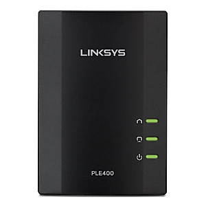 Linksys Powerline AV 1-Port Network Adapter Kit (PLEK400)
