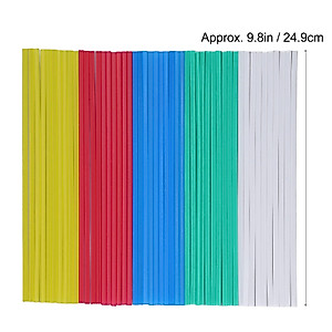 Plastic Welding Rods,106PCS Plastic Welding Rod 12 Colors ABS PP PU PE PA PC TPO Welder Rod for Car Bumper Kayak Repair Kit with Reinforcing Stainless Steel Mesh Plastic Welding Supplies, Plasti