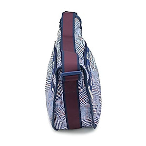 LeSportsac Classic Hobo Crossbody Handbag in Puzzled Plaid
