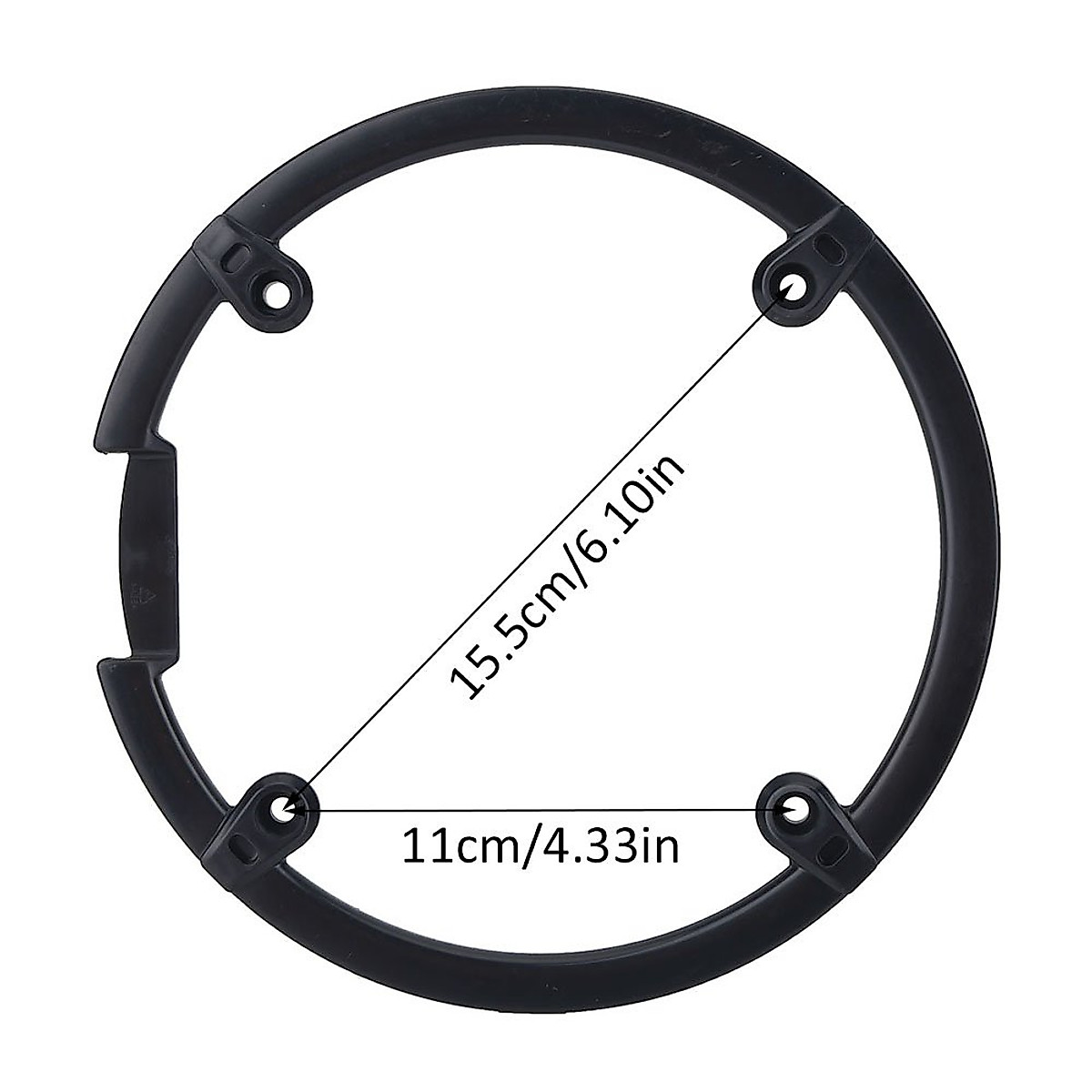 Keenso Mountain Bike Chain Guard, Durable Crankset Cover 4 Hole Mountain Bike Chain Guard Accessories