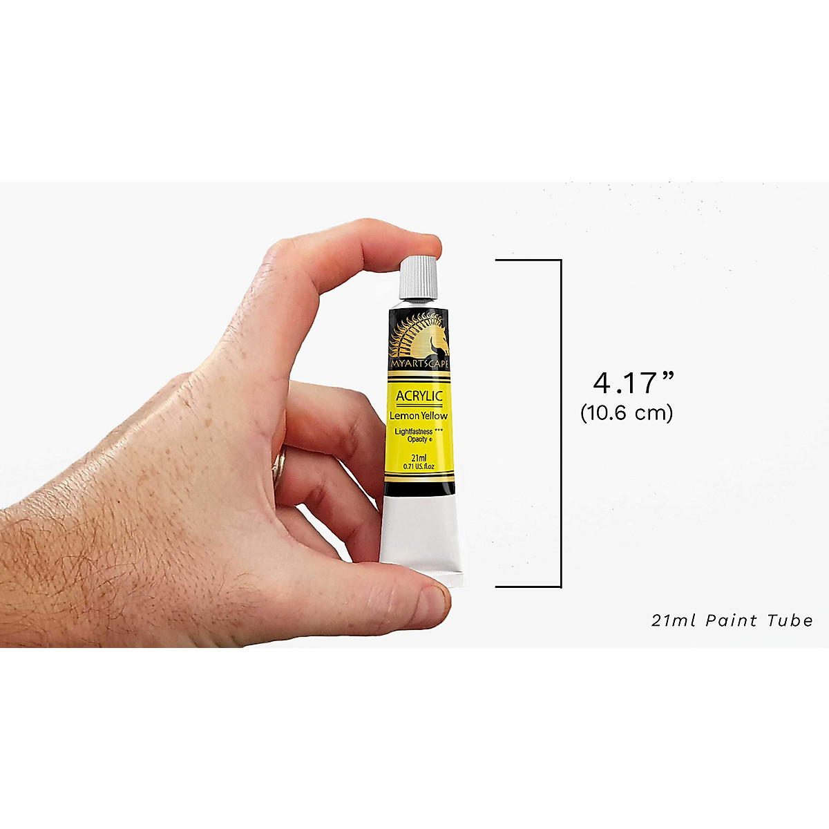 MyArtscape Acrylic Paint Set - 24 x 21ml Tubes - Lightfast - Heavy Body