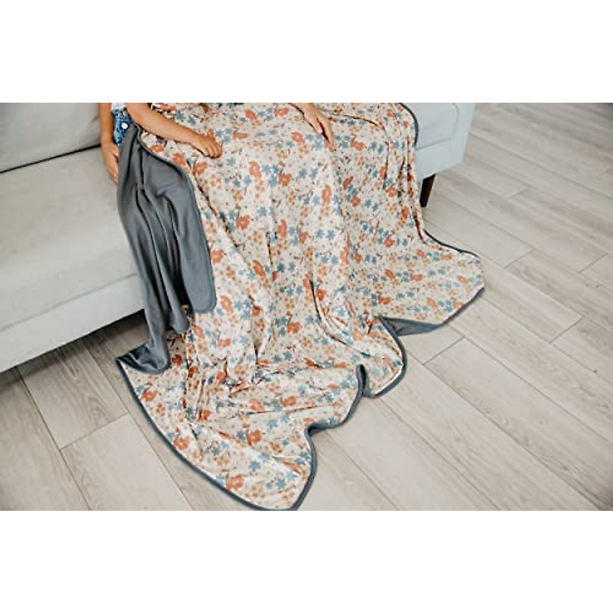 Copper Pearl Jumbo Premium Knit 3 Layer Stretchy Throw Blanket Eden