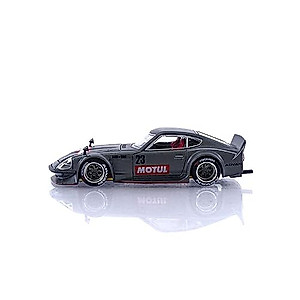 Datsun Fairlady Z RHD (Right Hand Drive) #23 Dark Gray Metallic Advan (Designed by Jun Imai) Kaido House Special 1/64 Diecast Model Car by True Scale Miniatures KHMG035