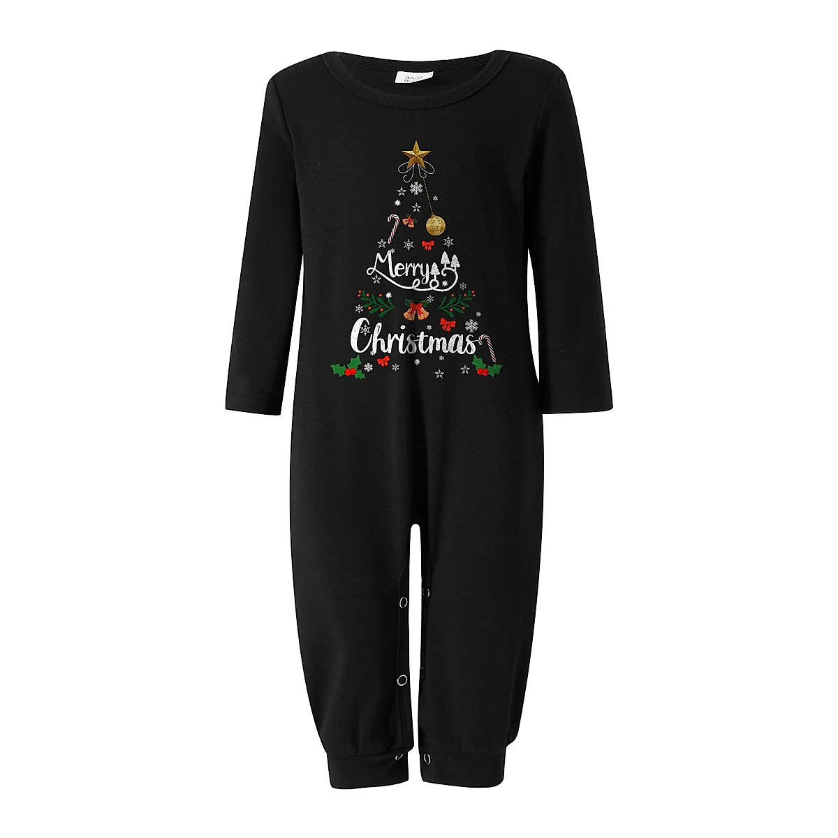 WakeUple Christmas Pajamas for Family Matching Christmas Pajamas Sets Classic Red Xmas Jammies for Woman Men Kids Baby Dog Woman