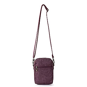 Sakroots Womens On the Go Mini Smartphone Crossbody, Plum Spirit Desert, One Size US