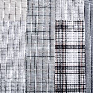 Eddie Bauer- Daybed Set, 4 Piece Cotton Bedding Set, All Season Lodge Home Décor (Fairview Grey, Daybed)