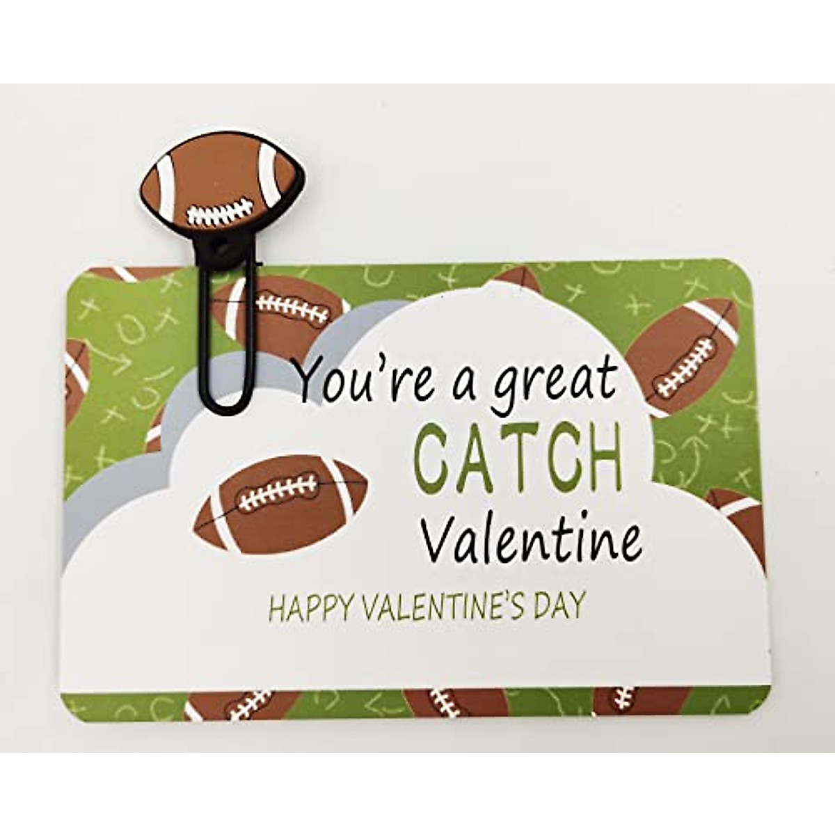 Sports Valentines for Kids Classroom Exchange 24 pcs Sports Bookmarks Basketball Football Baseball Valentines