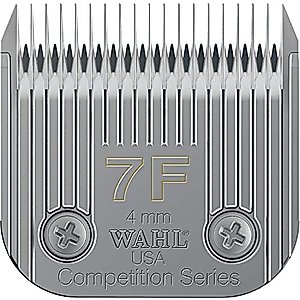 WAHL Professional Animal 7F Full Medium Competition Series Detachable Blade with 4/25-Inch Cut Length (2368-100)