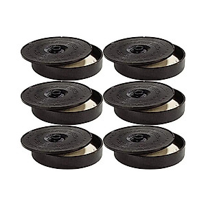 Carlisle FoodService Products Jumbo Server Tortilla Server with Insulated Lid for Kitchens, Restaurants, Catering, Plastic, 12.75 X 2.625 Inches, Black, (Pack of 6)