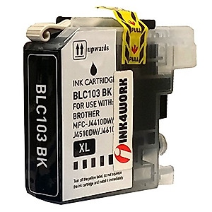 INK4WORK 24-Pack Compatible Replacement for Brother LC103XL LC-103XL Ink Cartridge DCP-J152W MFC-J245 MFC-J285DW MFC-J450DW MFC-J470DW MFC-J475DW MFC-J650DW MFC-J870DW MFC-J875D