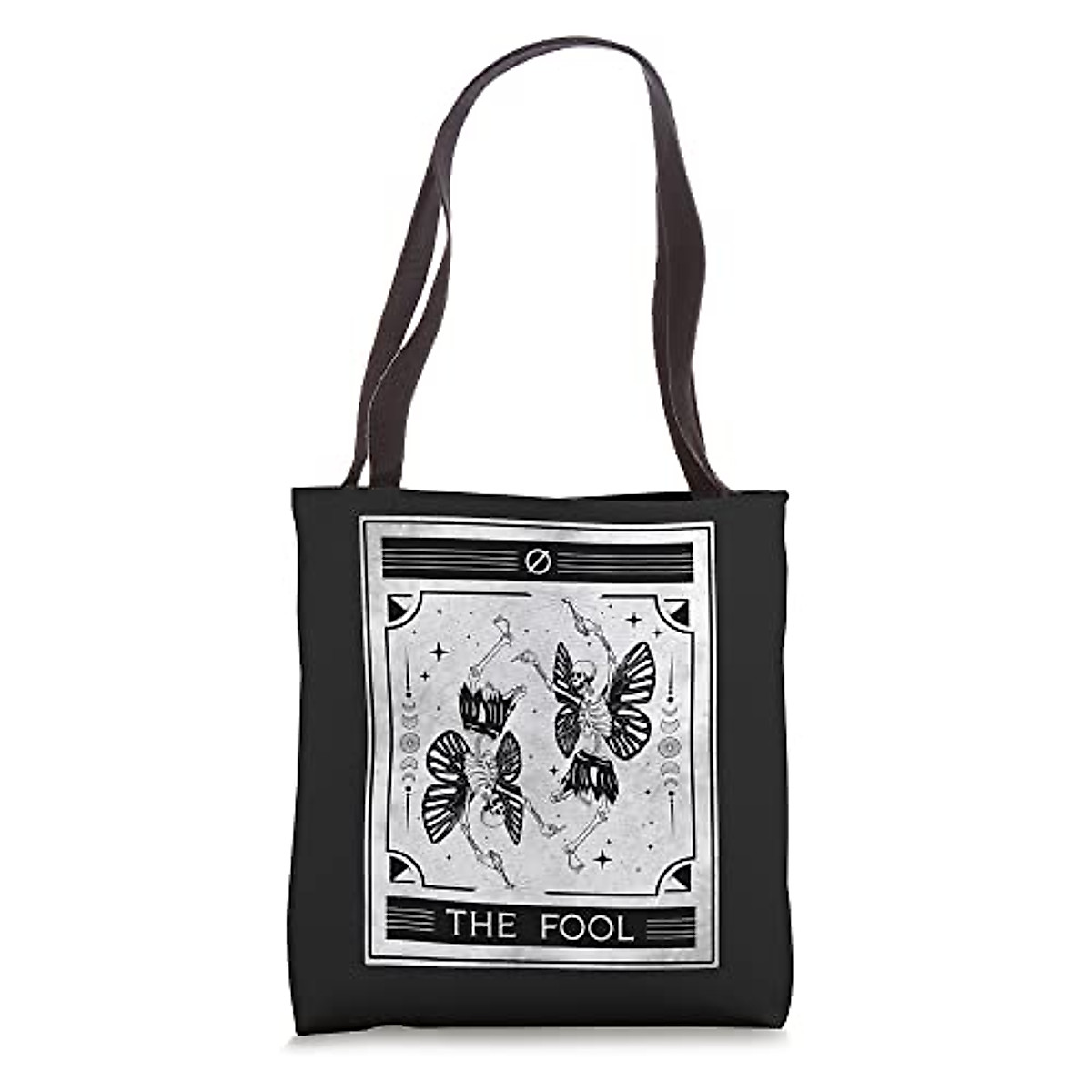 Fairycore Aesthetic Fairy Skeleton Tarot Card The Fool Tote Bag