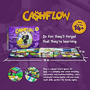 Rich Dad CASHFLOW Educational Board Game with 2020 Update for Learning Business Building and More for Family Financial Literacy
