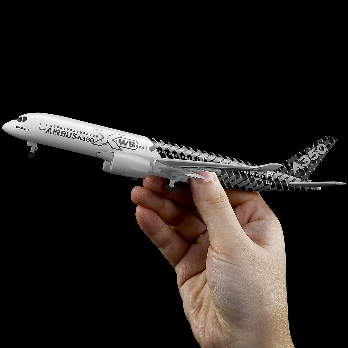 Busyflies 1:300 Scale Airbus A350 Web Model Plane Diecast Model Aircraft Kits for Collection and Gift