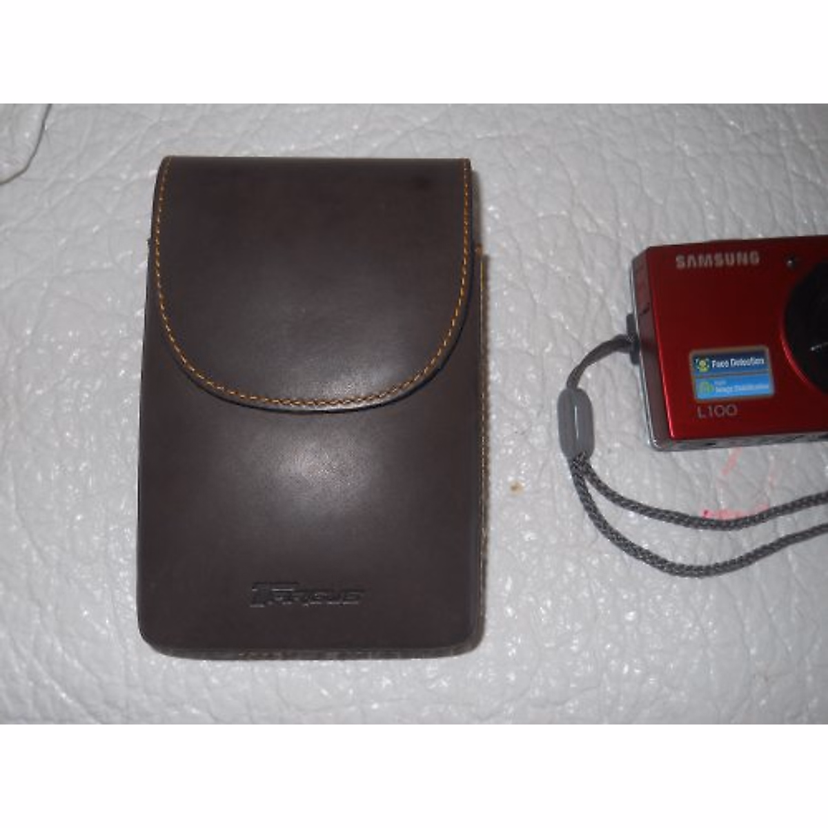 Samsung L100 8.2MP Digital Camera with 3x Optical Zoom (Red)