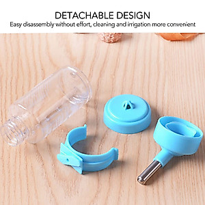 Tnfeeon Hamsters Water Bottle,Hamster Hanging Water Bottle 3 in 1 Hamster Automatic Drinking Dispenser for Small Animals, Dwarf, Gerbil, Chinchilla Cage