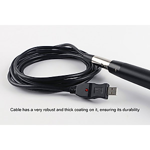 NewBEP USB XLR Microphone Cable,10Ft USB Male to XLR Female Mic Link Converter Cable Studio Audio Cable Connector Cords Adapter for Microphones or Recording Karaoke Sing