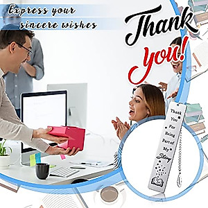 12 Pcs Thank You Appreciation Gift Coworker Gift Bookmarks with Tassel Employee Teacher Appreciation Gifts Graduation Season for Women Men Book Lovers