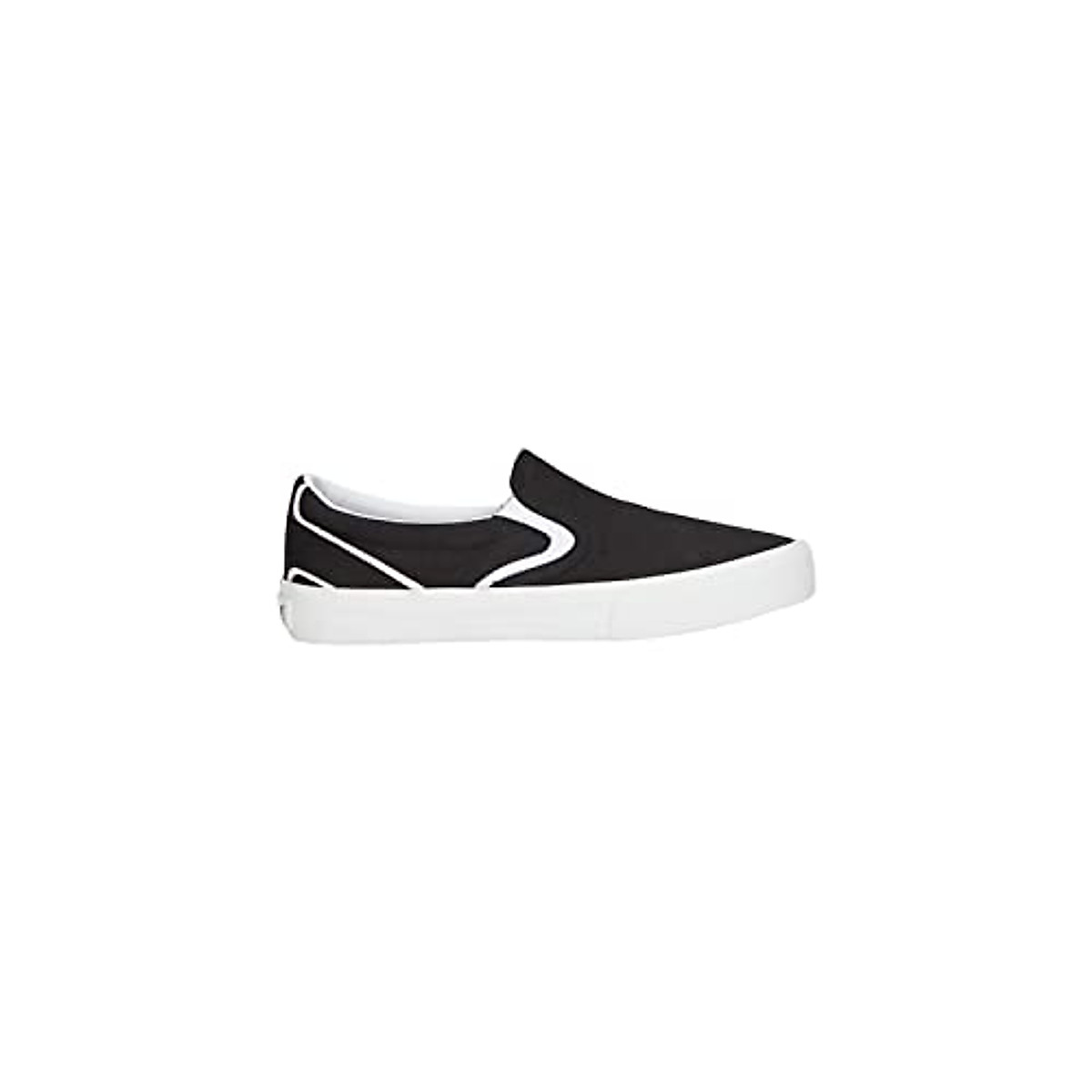 Hurley Women's Kayo Canvas Sneakers, Black/Pink, 6.5