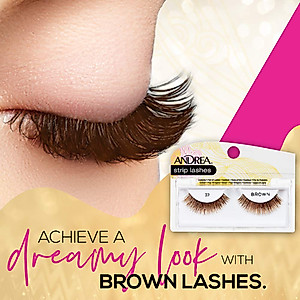 Andrea False Lashes Style 33 - Brown 4 pairs