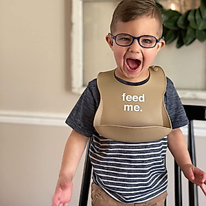 Denver James Silicone Feeding Bibs | Dishwasher Safe. Waterproof. Adjustable.