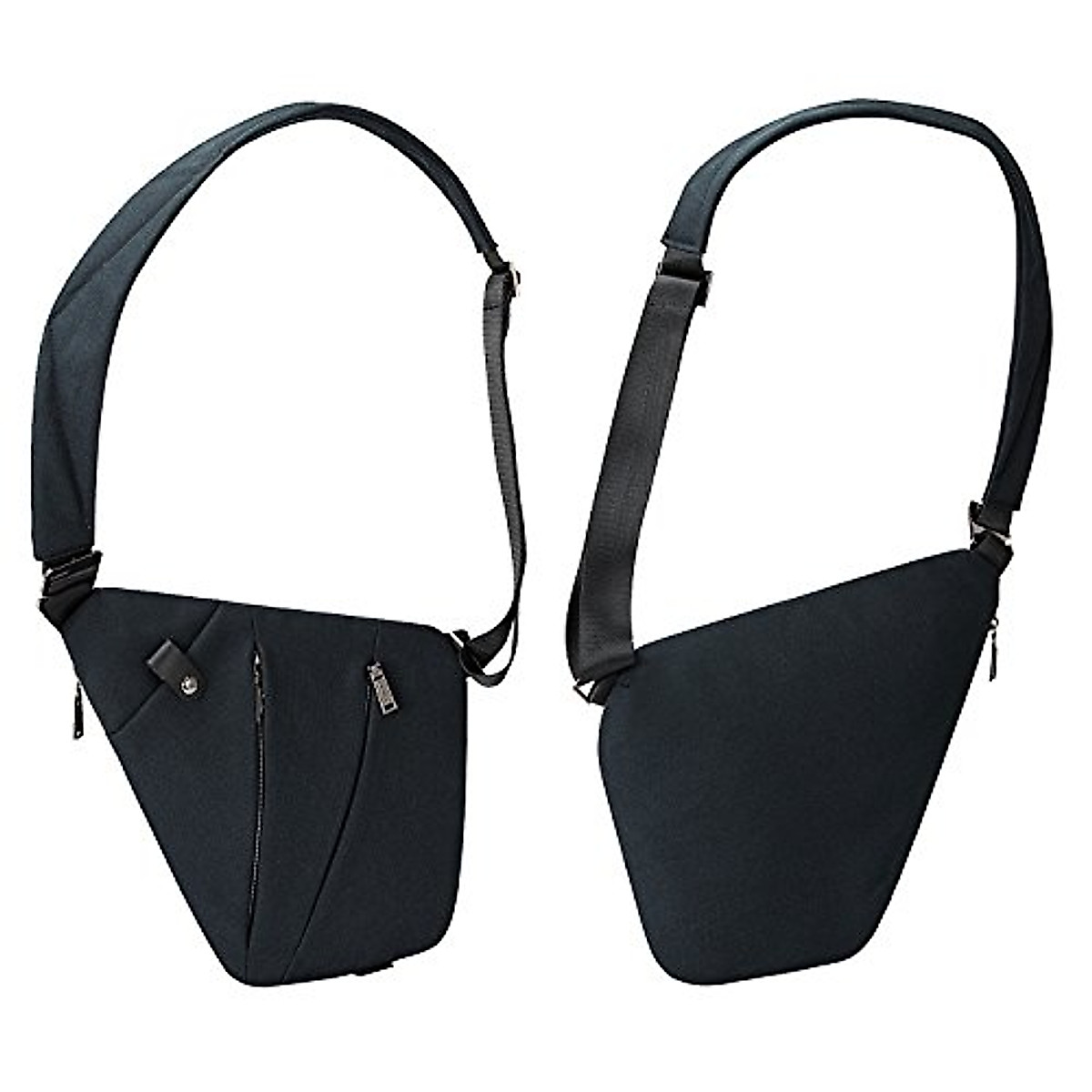 weiatas Sling Bag Chest Shoulder Backpack Crossbody Bags for Men Women Travel Outdoors (Black)